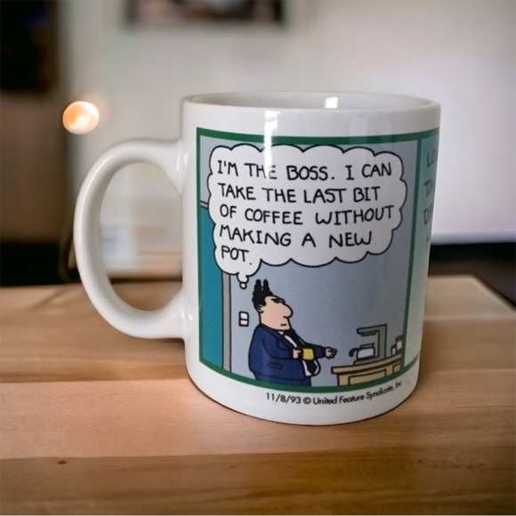 Dilbert | Dining | Dilbert Coffee Mug Boss Humor The Pot Needs Washing ...